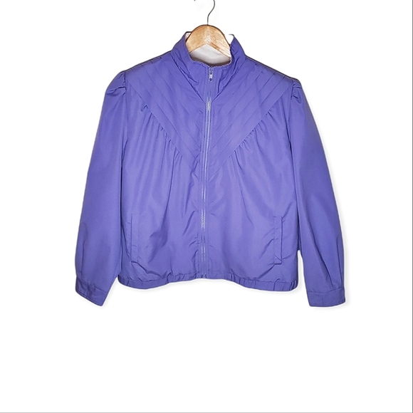 Vintage | Jackets & Coats | Periwinkle Purple Lightweight Vintage 8s ...